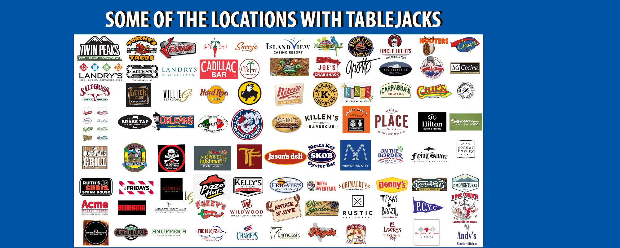 Home - TableJacks